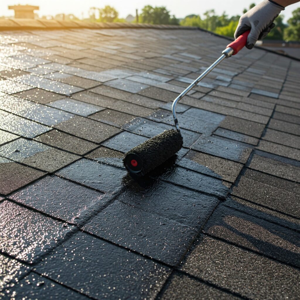 applying-roof-coating-shingle-roof.jpg - RGB Construction